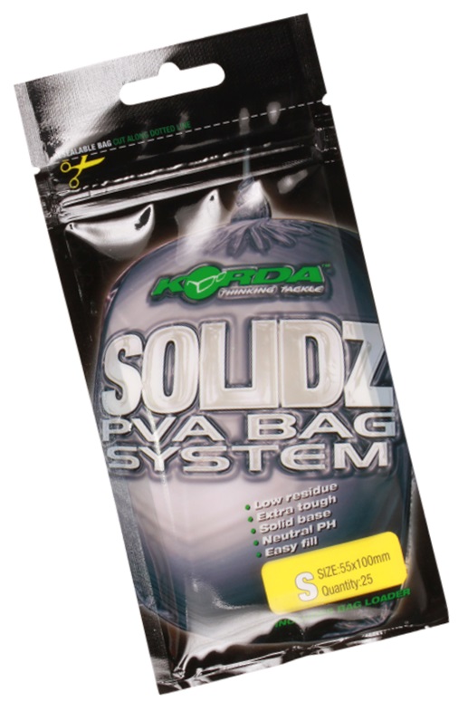 Korda Solidz PVA Bags - Small 25 Stück | PVA | Karpfenangeln | Angelmethode | Der Angler