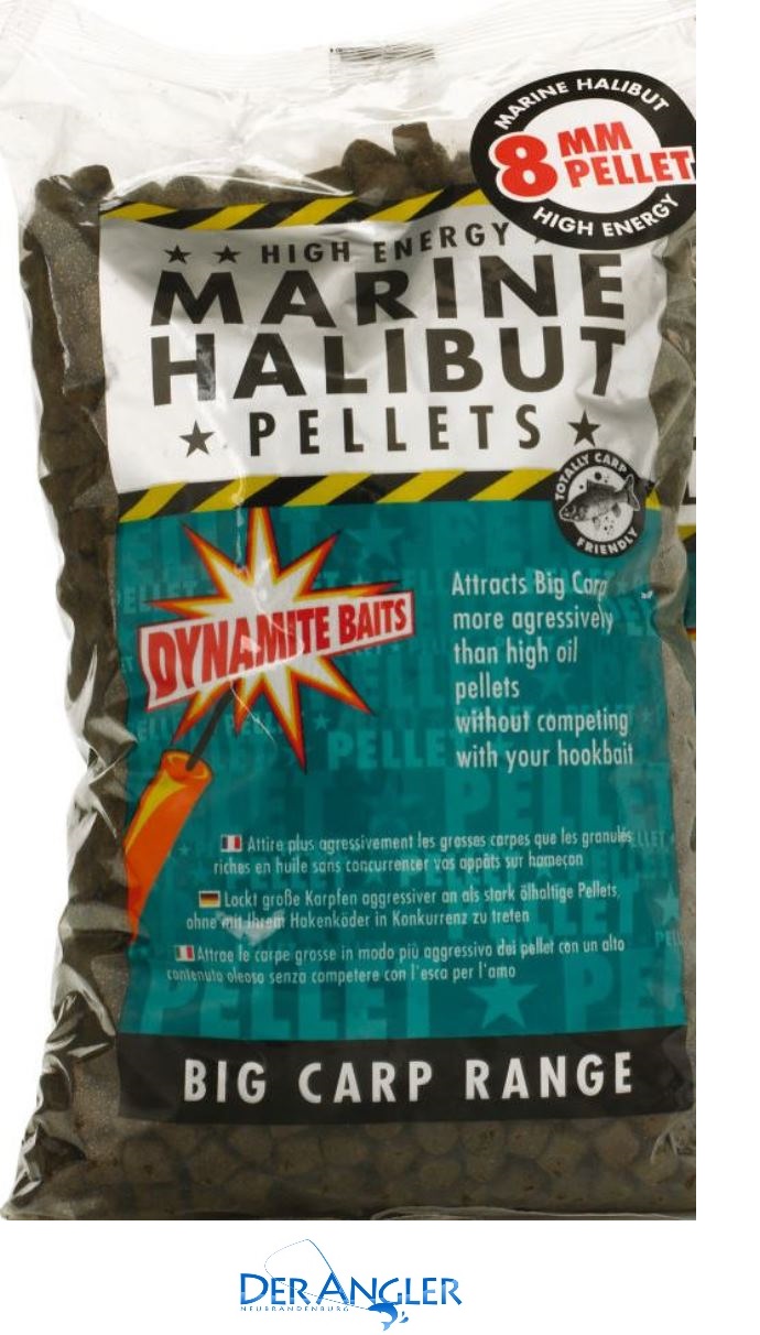 Dynamite Baits Marine Halibut Pellets 3mm 4mm 6mm 8mm 10mm 12mm 14mm ...