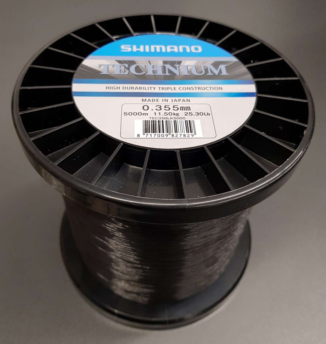 Shimano Technium Black 5000m 0,355mm 11,50kg Großspule Schwarz Mono Fishing Line | Der Angler