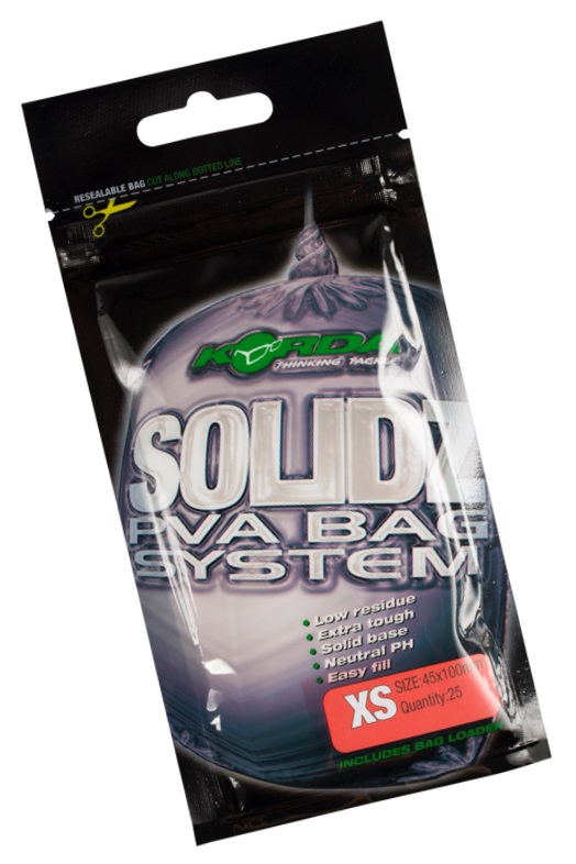 Korda Solidz PVA Bags - Xtra Small 25 Stück | PVA | Karpfenangeln | Angelmethode | Der Angler