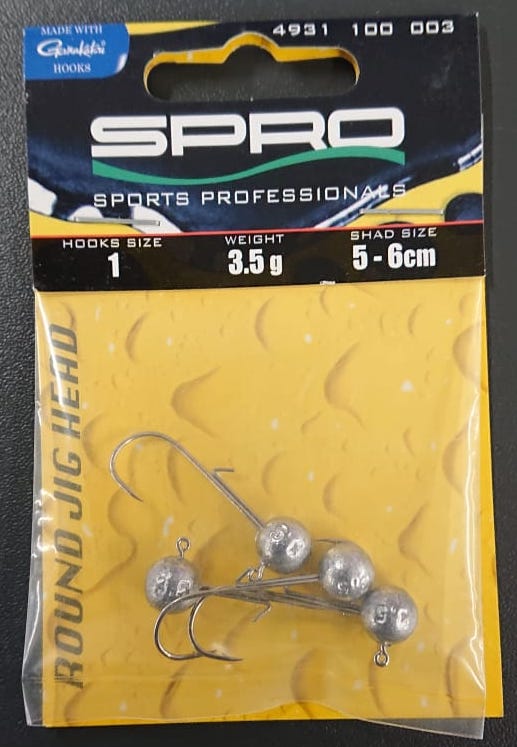 SPRO Round Jig 22 Head 1 3g | Der Angler